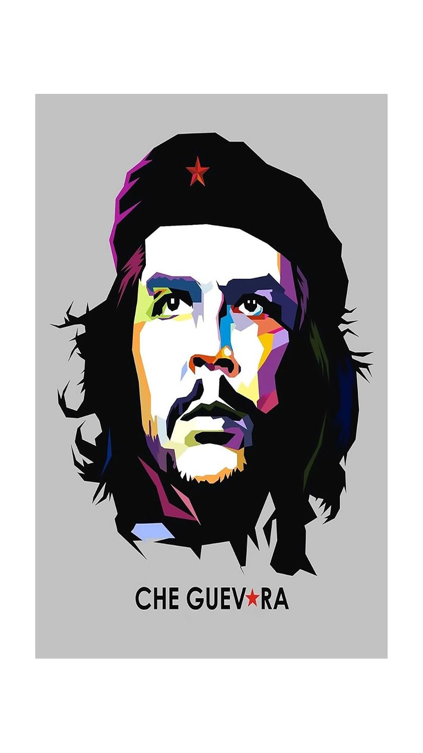 HK PRINTS Che Guevara Wall Poster (Matte Finish_12x18 Inch_Multicolor ...
