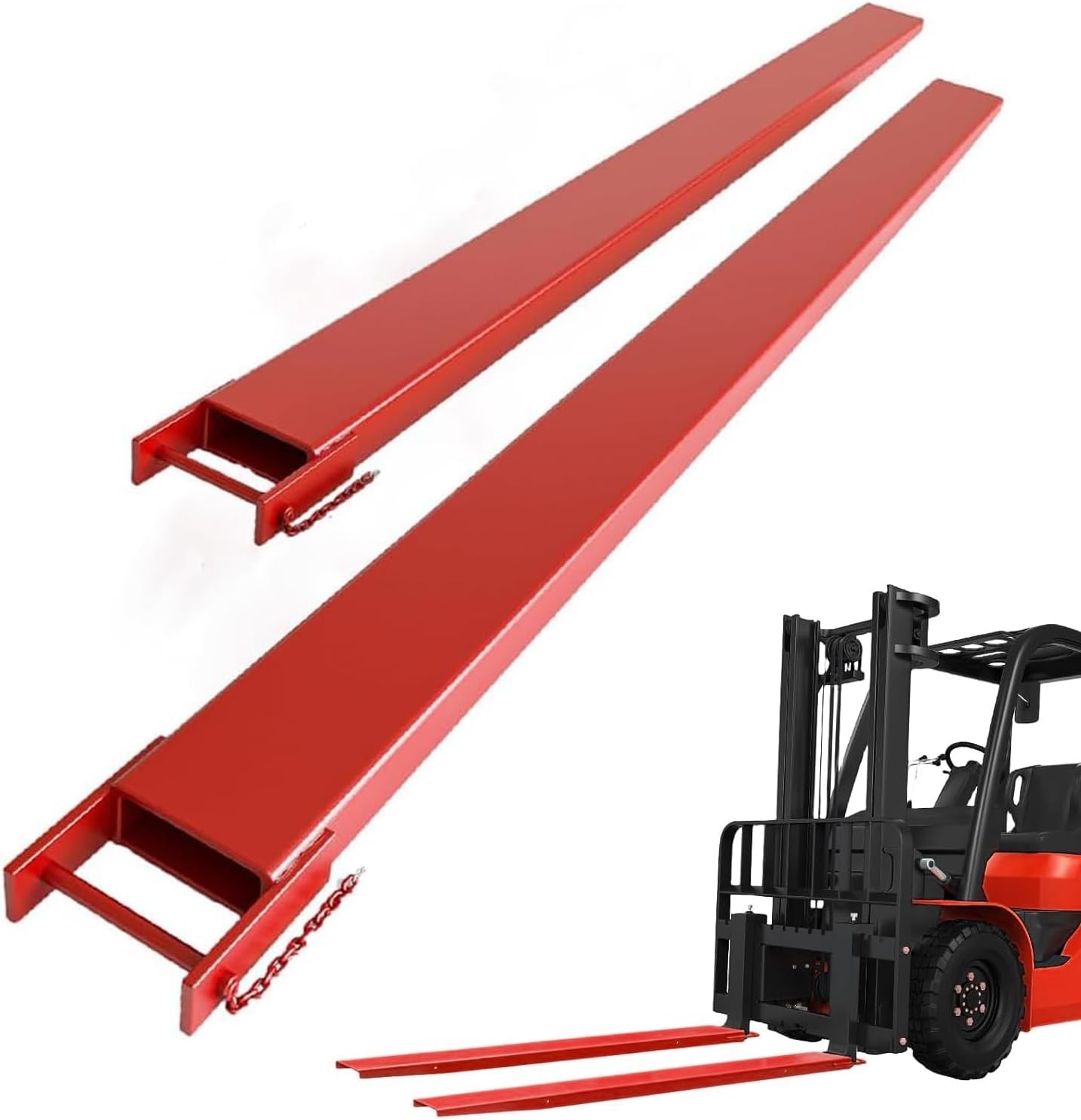Amazon.com: Atatod Pallet Fork Extensions for Forklifts Heavy Duty ...