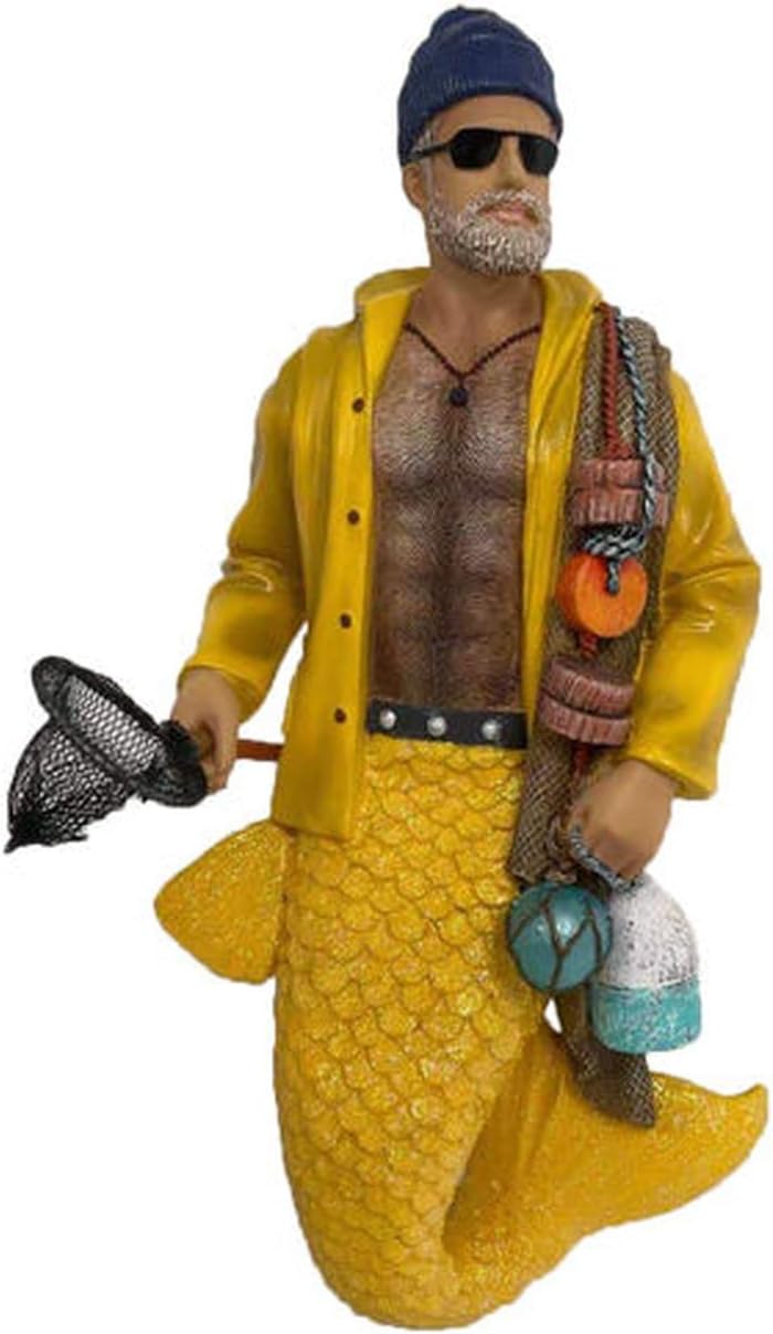 Amazon.com: December Diamonds Fresh Cut Merman Christmas Ornament ...