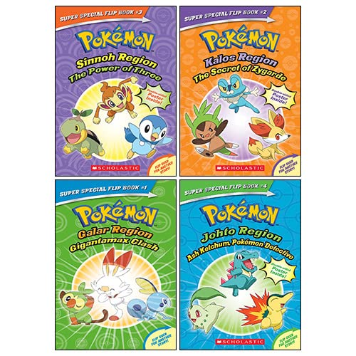 Amazon.com: Pokémon Super Special Collection 4 Books Set By Jeanette ...