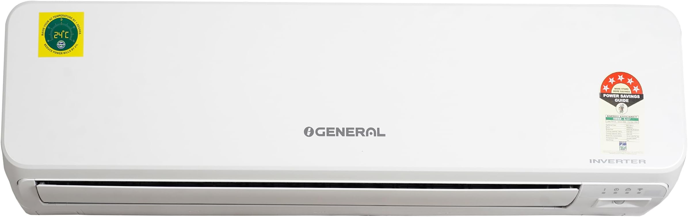 OGeneral 1.5 Ton 5 Star EFFICIENT & TROPICAL INVERTER - HOT & COLD ...