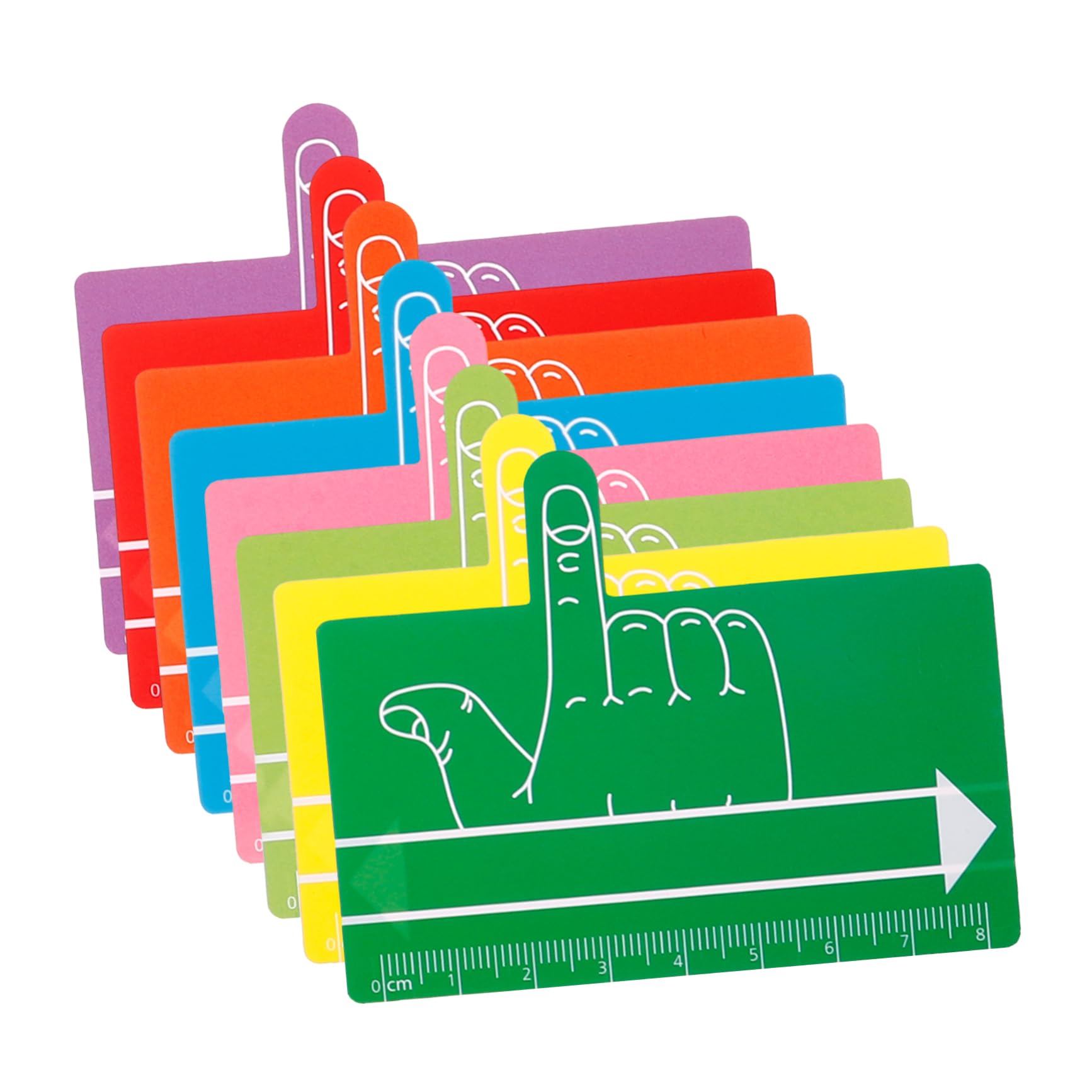 Amazon.com: Sewroro 8pcs Bookmark Finger Spacer Writing Tools Reading ...