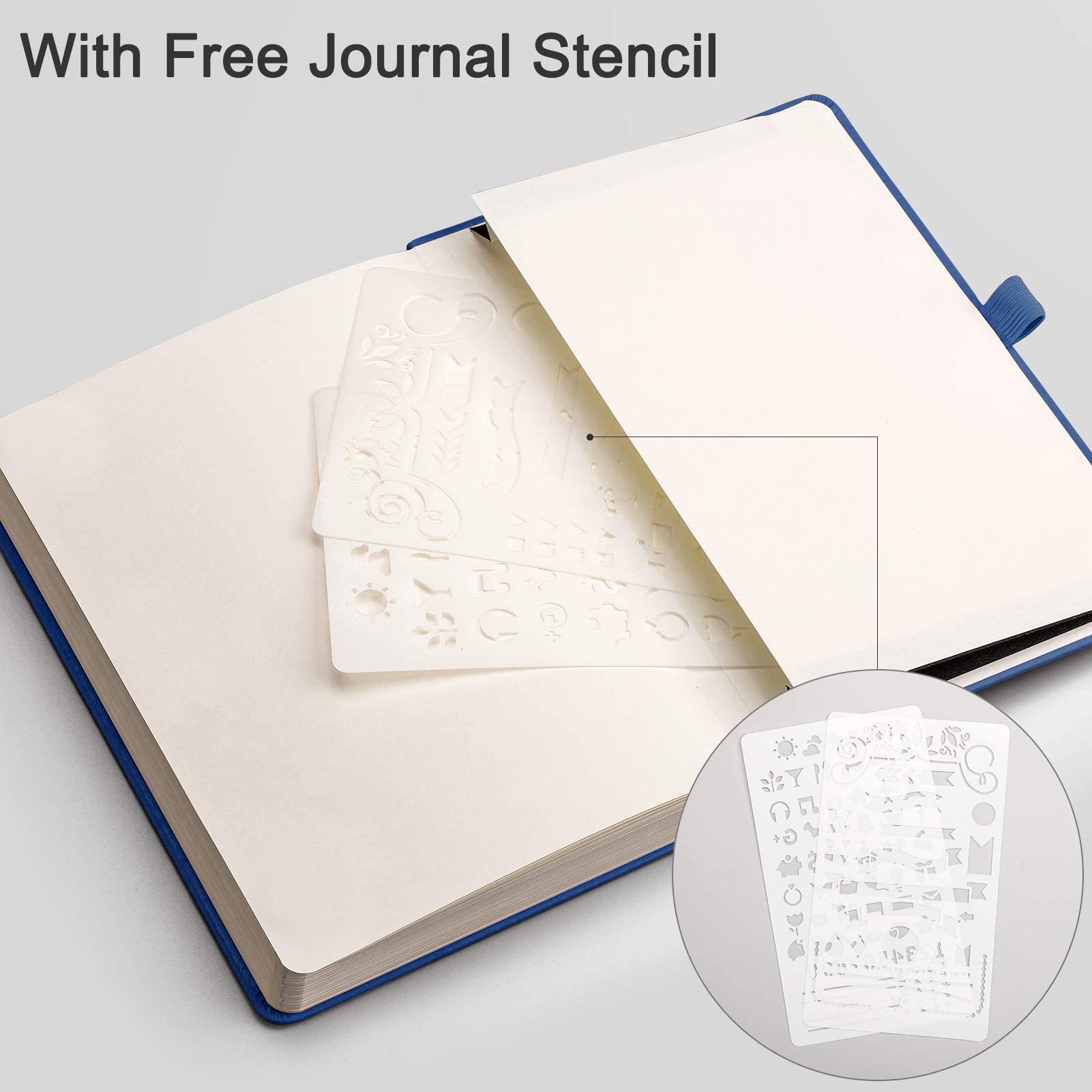 Snapklik.com : EMSHOI Dotted Journal - 256 Pages Bullet Dotted Notebook ...