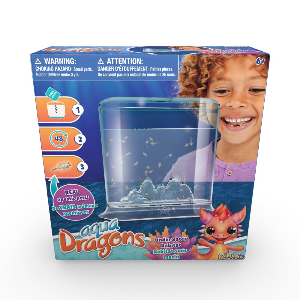 Amazon.com: Animagic Aqua Dragons Hatch 'n' Grow Basic Tank | Build an Aquatic Ecosystem, Watch ...
