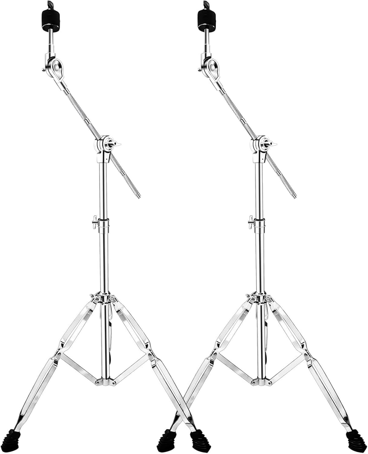 Amazon.com: 2 Pack Standard Cymbal Boom Stand Adjustable Cymbal Stand ...