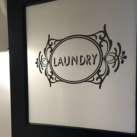 Amazon.com: 3 Pieces Laundry Room Vinyl Wall Stickers Pantry Vinyl Wall ...