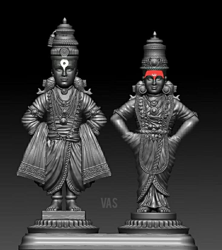 Buy Vitthal Rukmani Stand | Vitthal Rukmini Idol for Gift Home ...