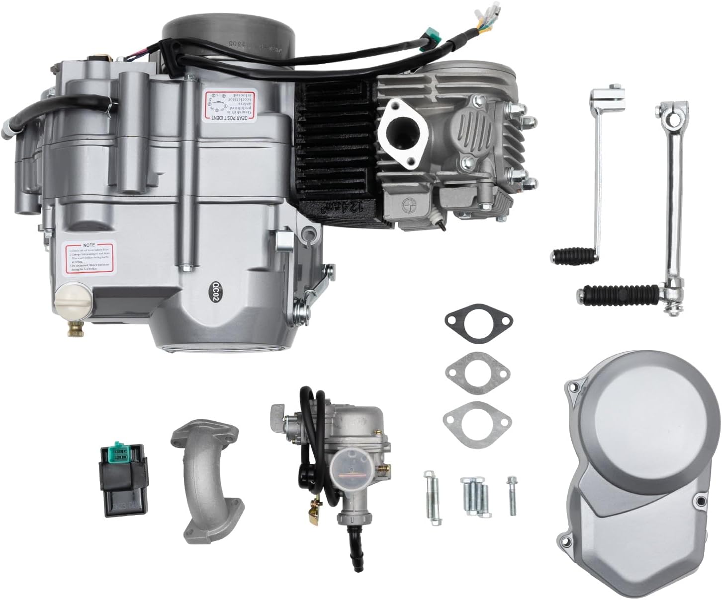 Amazon.com: 125cc 4 Stroke Engine Motor, For Honda Crf50 Crf70 Xr50 ...