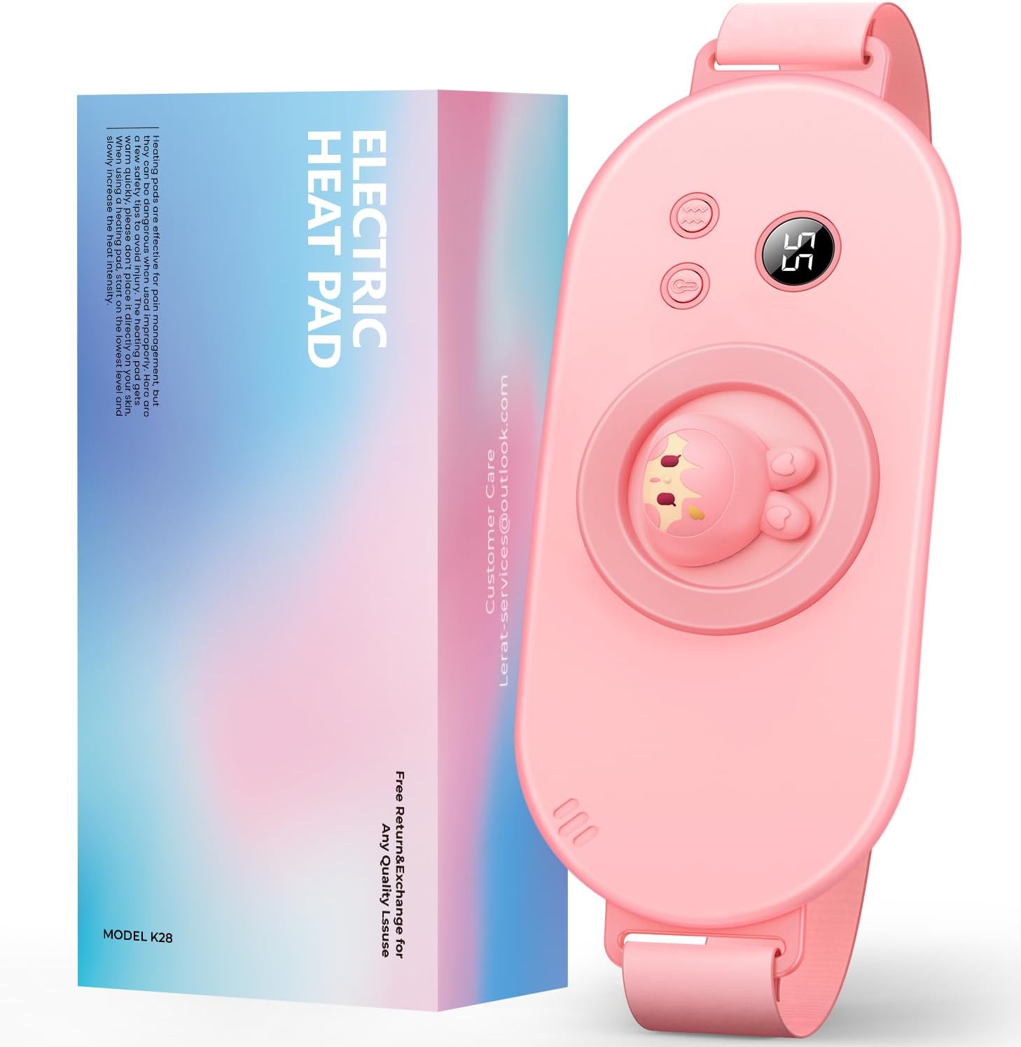 Amazon.com: Portable Heating Pad for Period Cramps, Cordless Menstrual ...