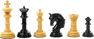 Amazon.com: BCBESTCHESS Premium Wooden Chess Pieces Set with Extra ...