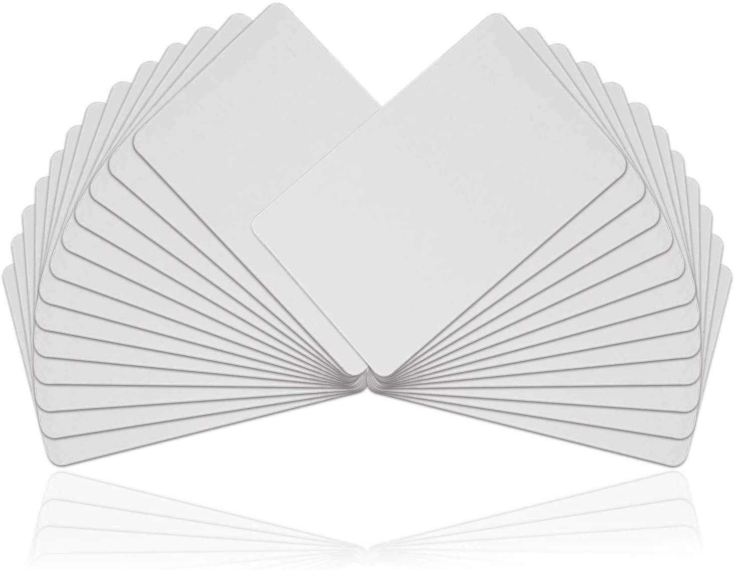 Buy FEDUS Printable Plastic Blank White PVC ID Cards for Inkjet ...