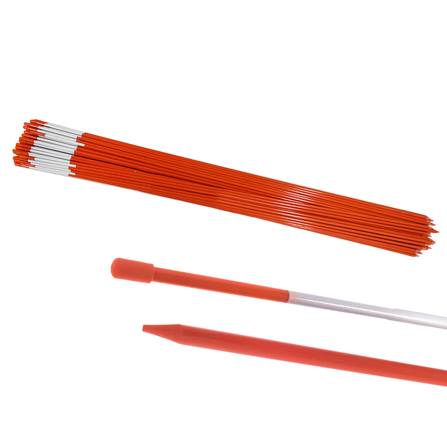 Snapklik.com : Elfinrm 20PCS 48Inch Driveway Marker 5/16 Dia High ...