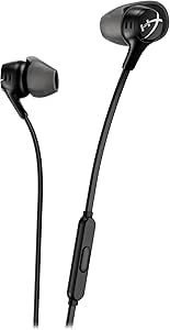Amazon | HyperX Cloud Earbuds 2有線 ゲーミングイヤホン Cloud Earbuds ブラック インラインマイク ...