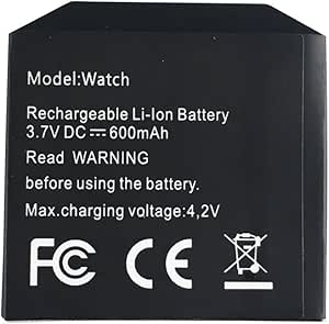 Amazon.com: OCTelect Smart Watch Battery 600MAH for Android Smart Watch ...