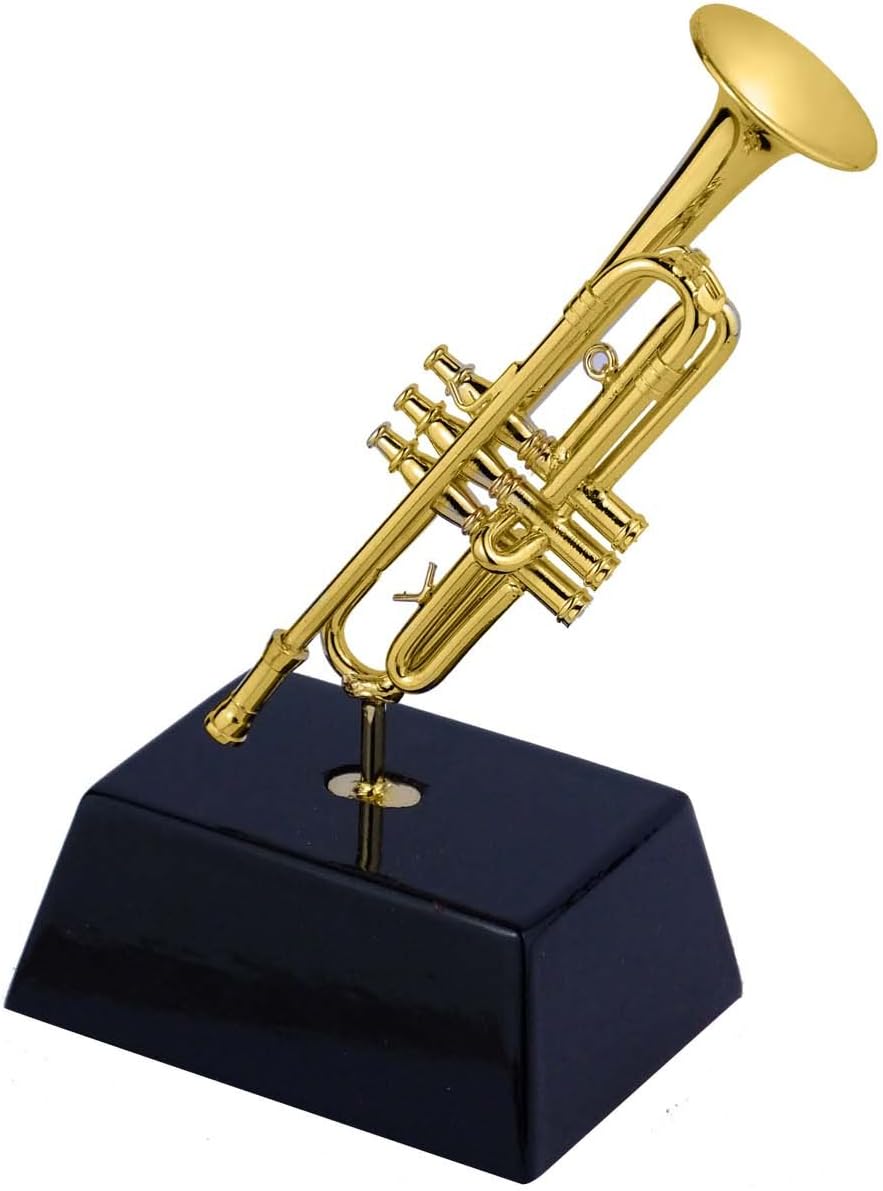 Amazon.com: Miniature Trumpet on Stand : Home & Kitchen