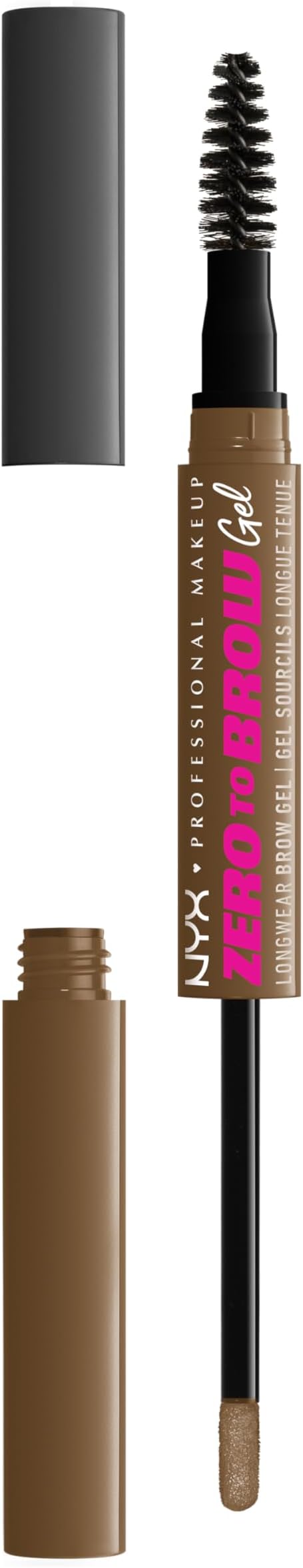 Amazon.com : NYX PROFESSIONAL MAKEUP Zero to Brow, Longwear Eyebrow Gel ...
