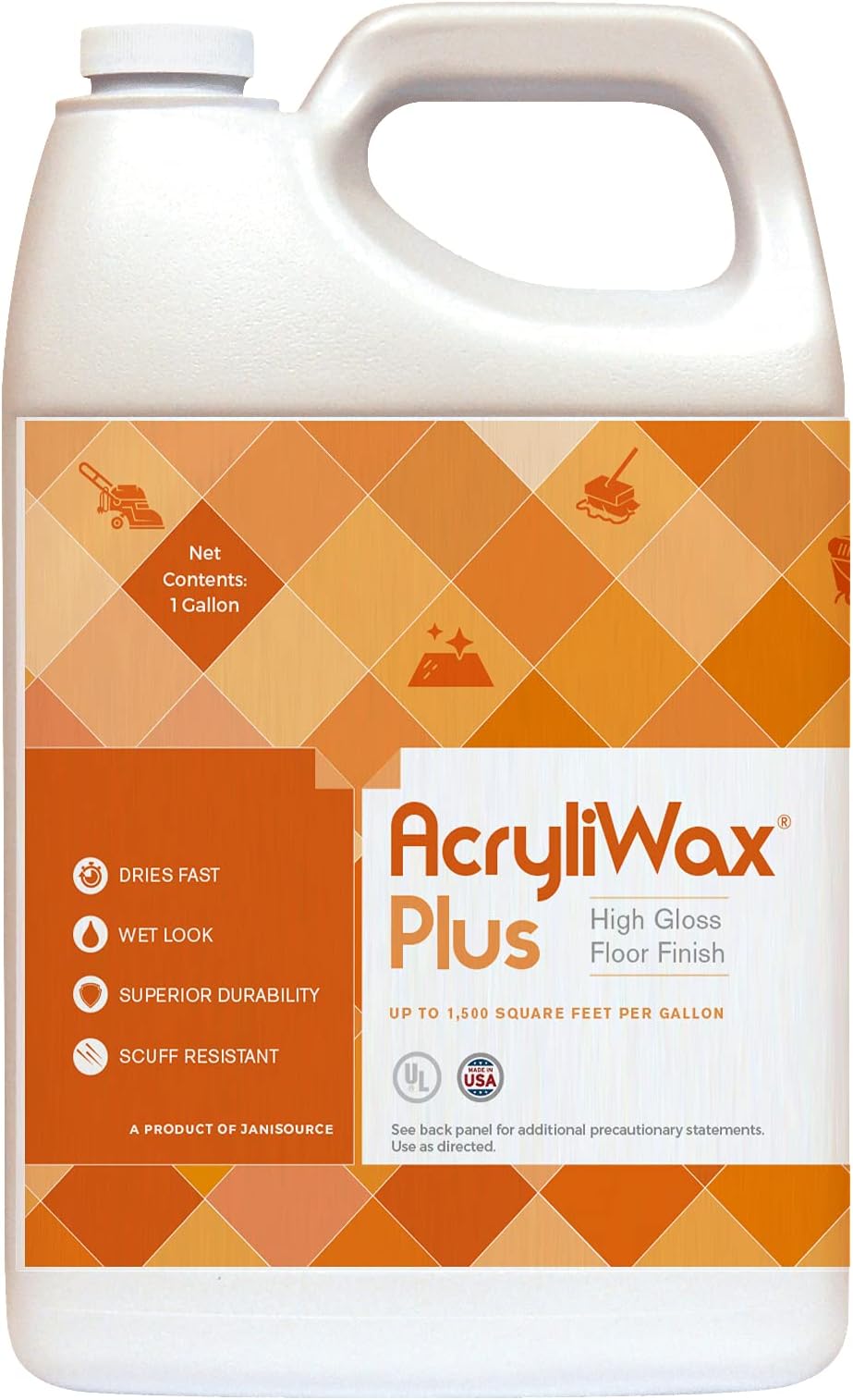 Amazon.com: Acryliwax 25 High Gloss Commercial Floor Wax & Floor Finish ...