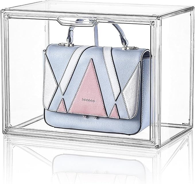 Brikipth Clear Handbag Storage Organizer for Closet, Acrylic Display ...