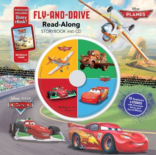 By Disney Book Group Cars / Planes: Fly-and-Drive Read-Along Storybook ...