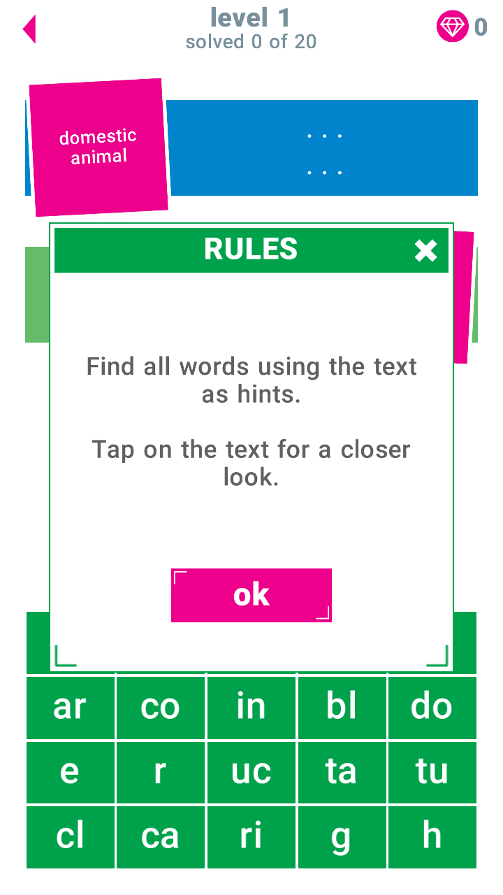 Mom's Words and Clues Game - App on Amazon Appstore