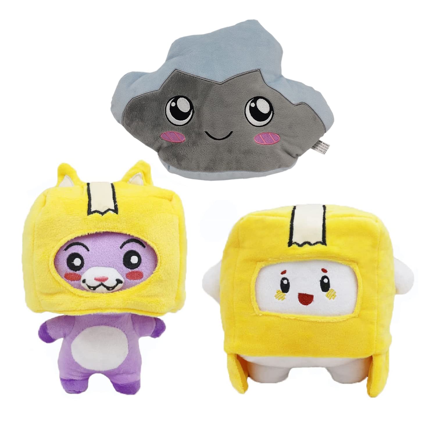 Buy WATERPUR Boxy and Foxy Plush Rocky Plushies Toy Removable Kawaii ...
