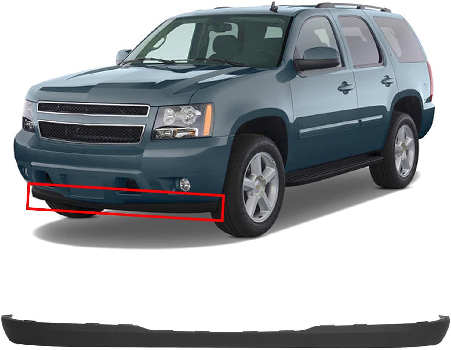 Amazon.com: MBI AUTO - Textured, Black Lower Front Valance Air ...