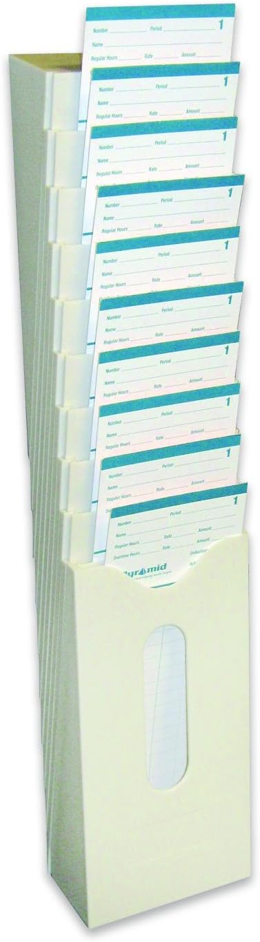 Amazon.com : Pyramid Time Systems, 42475, Time Card Rack for Pyramid ...