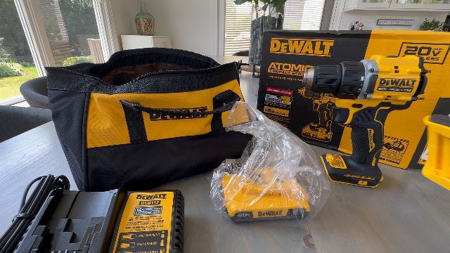 Watch Unboxing of Dewalt Atomic Compact series on Amazon Live