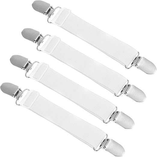 Amazon.com: Macuezu 4 PCS Elastic Straps with Clips for Ironing Board ...