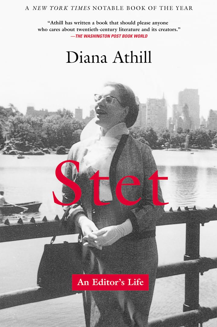 Stet: An Editor's Life: Athill, Diana: 9780802138620: Amazon.com: Books