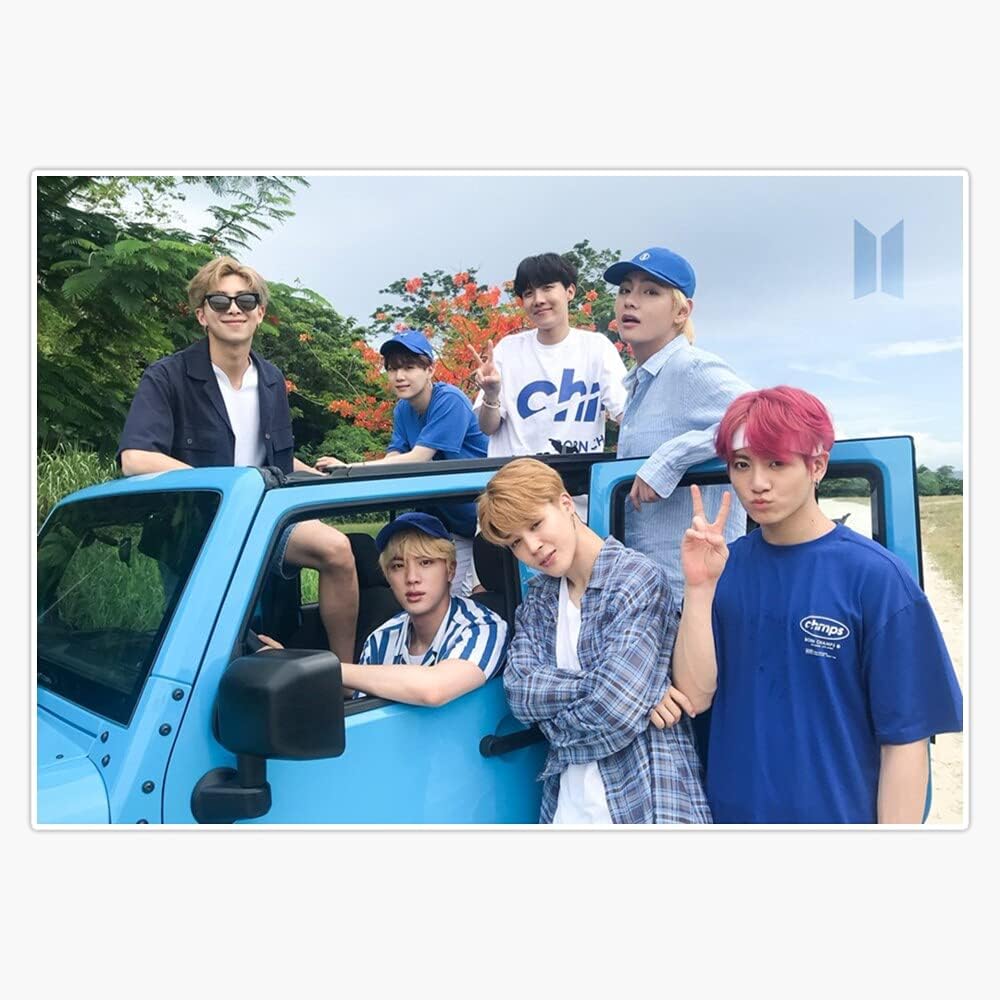 Amazon.com: Magnet BTS Summer 2018 (Group Poster) Viny Magnetic Bumper ...