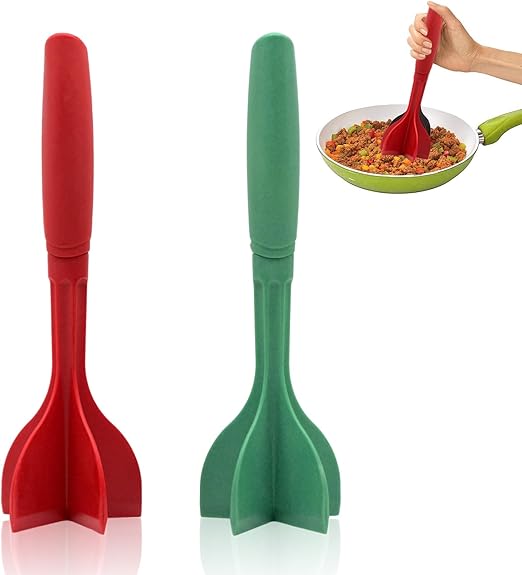Pack of 2 Minced Meat Chopper, Ground Meat Chopper, Multifunctional ...