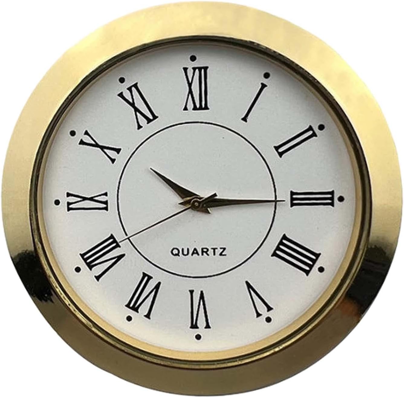 Baoblaze 2-1/8 inch (55 mm) Round Clock Insert with Roman Numerals for ...