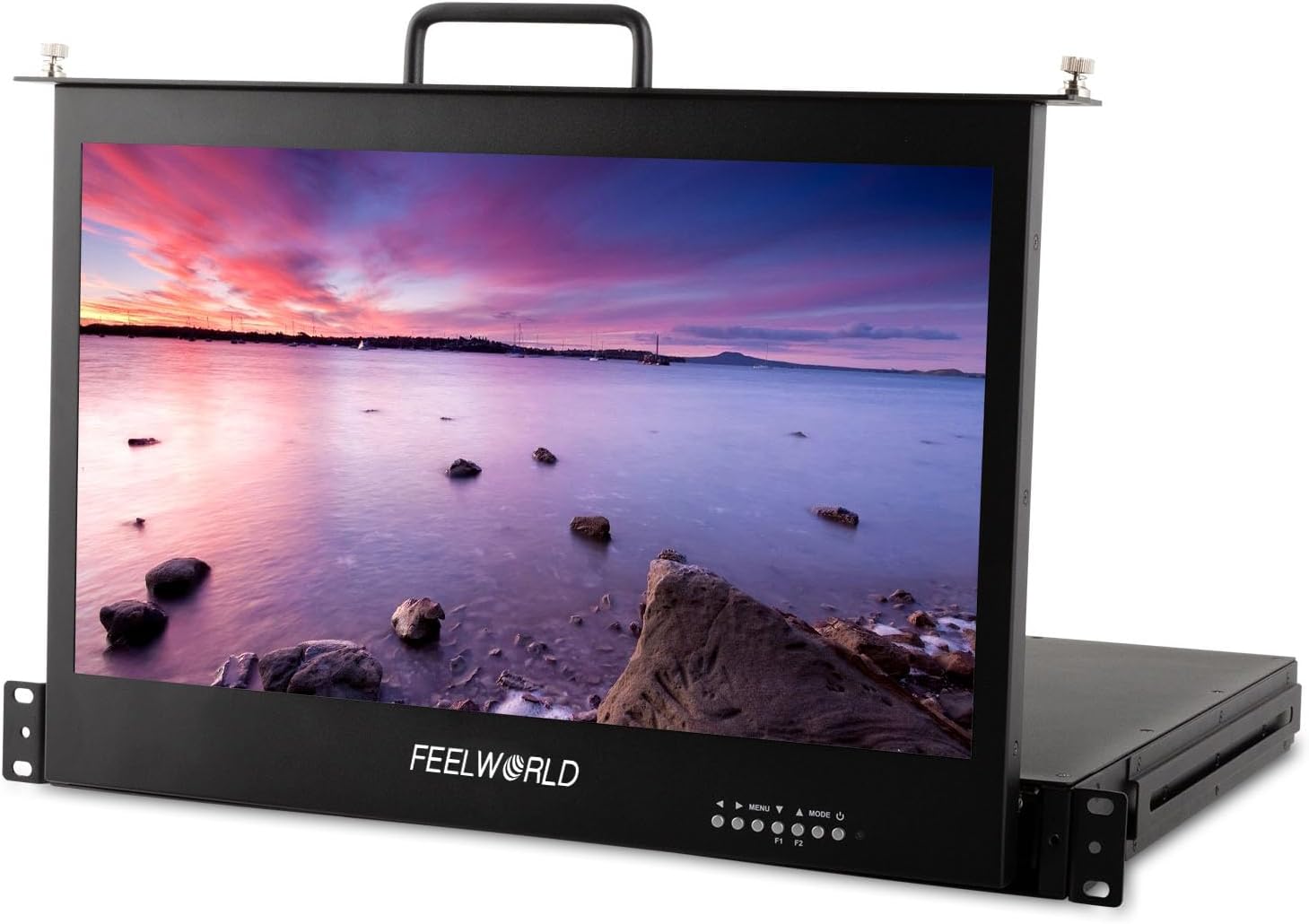 Amazon.com: FEELWORLD 17.3 Inch 1RU Pull Out Rack Mount Monitor HDMI ...