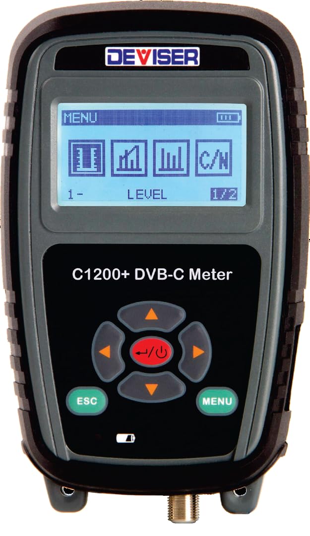 Generic Deviser C1200 DVB-C QAM Meter (5MHz to 1010MHz): Amazon.com ...