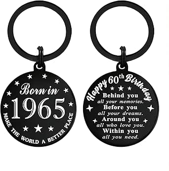 Amazon.com: Viayen 60th Birthday Gifts for Women Men 1964-60 Year Old ...