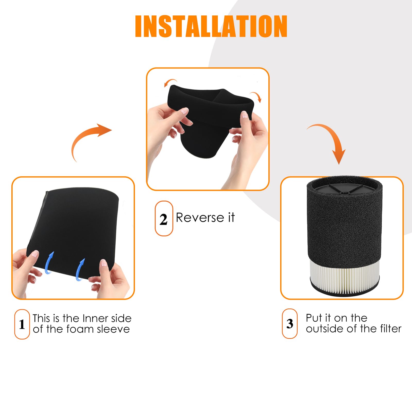 Snapklik.com : LVJUSEN VF4000 Filter Replacement For Ridgid Shop Vac ...