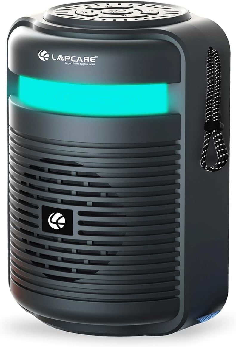 LAPCARE Tiffin 10W 5.3 Bluetooth Speaker with 76 mm Drivers,Loud Sound ...