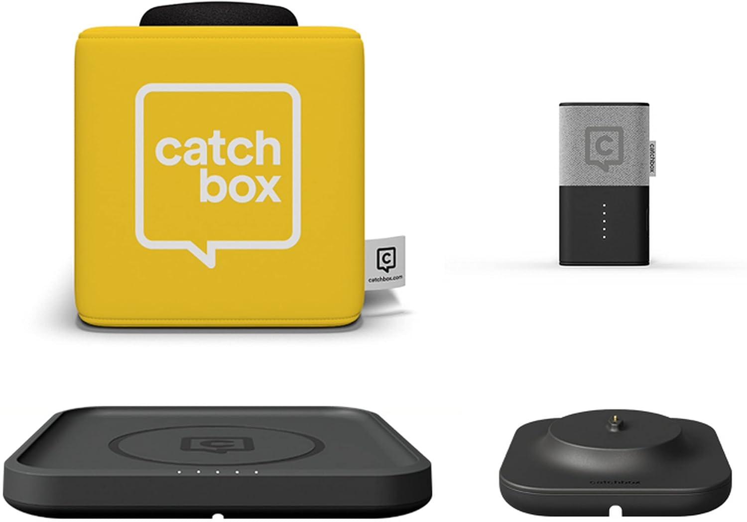 Amazon.com: Catchbox Plus Pro Throwable Microphone System with 1 Yellow ...
