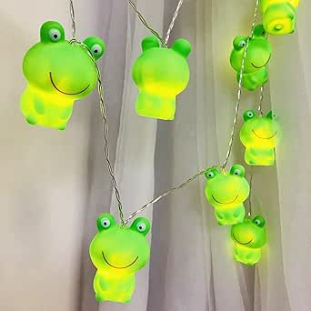 Amazon.com: Cute Frog Night Lights Frog Princess String Lights Frog ...