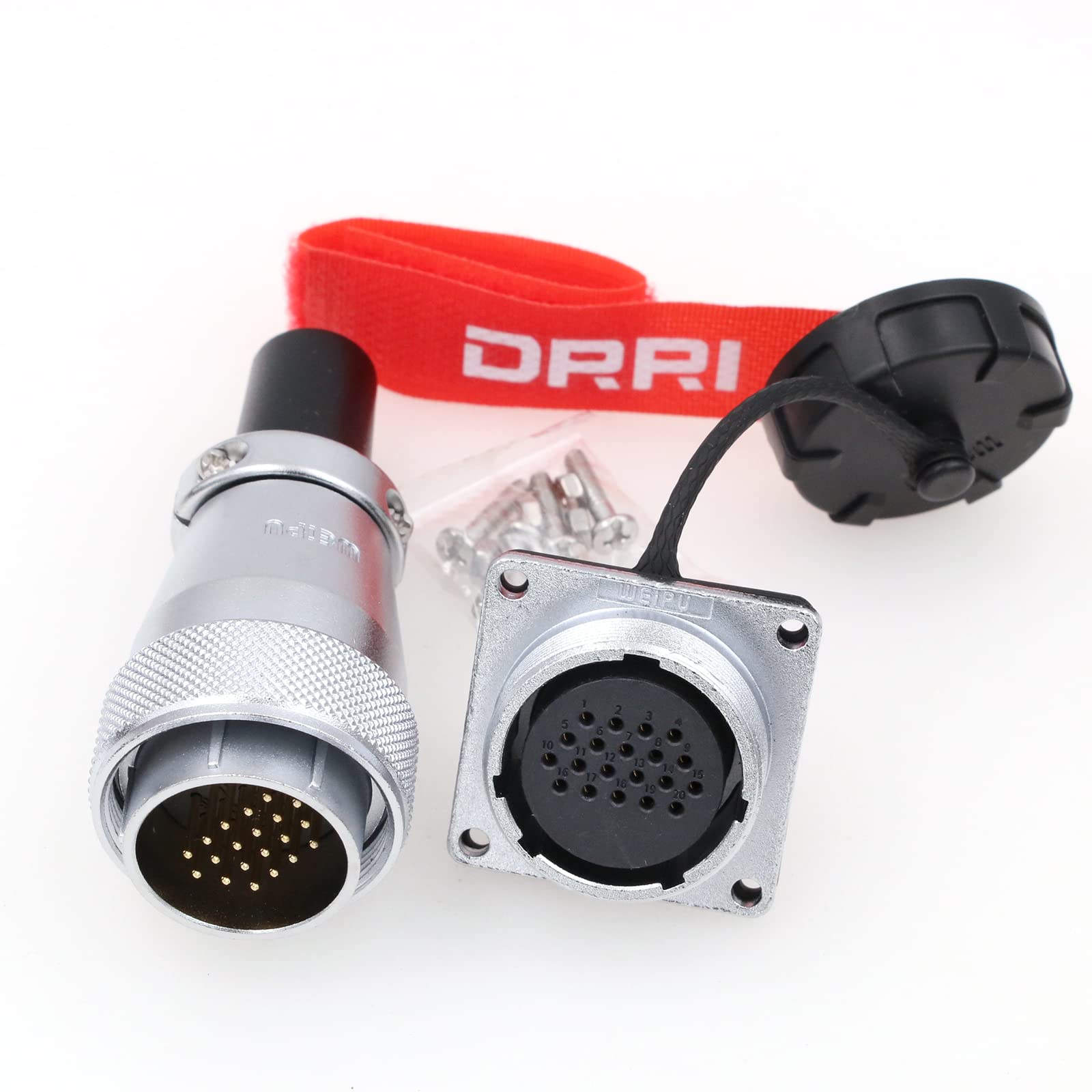 Snapklik.com : WEIPU WS28 20-Pin Panel Mount Heavy Duty AC DC Circuit ...