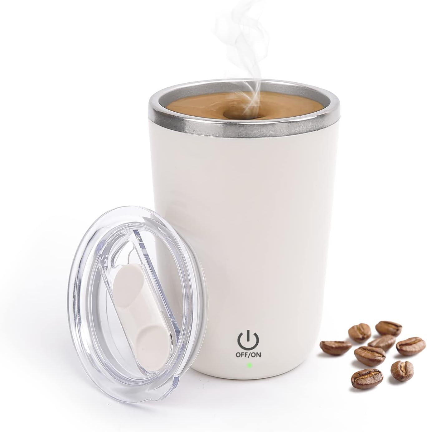 Amazon.com: AUDRWALL Self Stirring Coffee Mug, Magnetic Stirring Cup ...