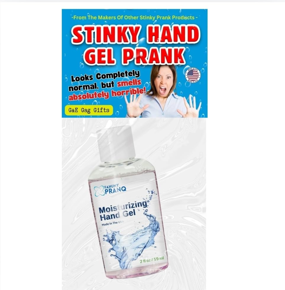 Stinky Smelly Hands Stinky Hand Gel Prank 2 Oz Looks Normal But