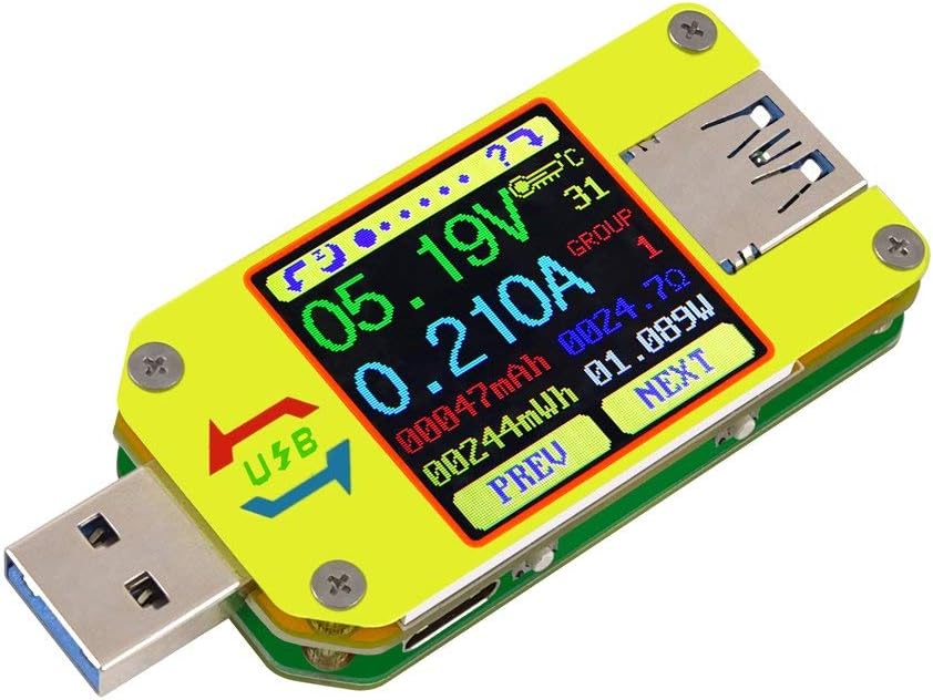 DollaTek UM34C USB Meter Tester Voltage Current Bluetooth Battery Power ...