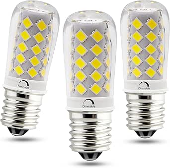 Amazon.com: Dimmable E17 LED Ceiling Fan Light Bulb 4W, 40W Halogen Equivalent,120V E17 ...