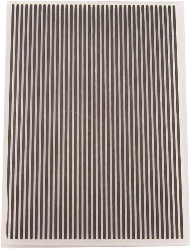 Amazon.com: Stripe Plastic Embossing Folder Template for DIY ...