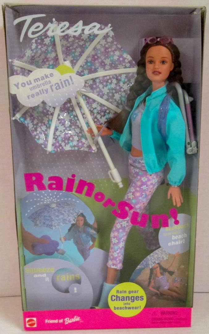 Barbie Teresa Rain or Sun Doll (2000) by Mattel, Dolls - Amazon Canada
