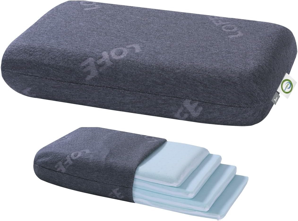 Amazon.com: S-SNAIL-OO Cube Memory Foam Pillow for Side Sleepers ...