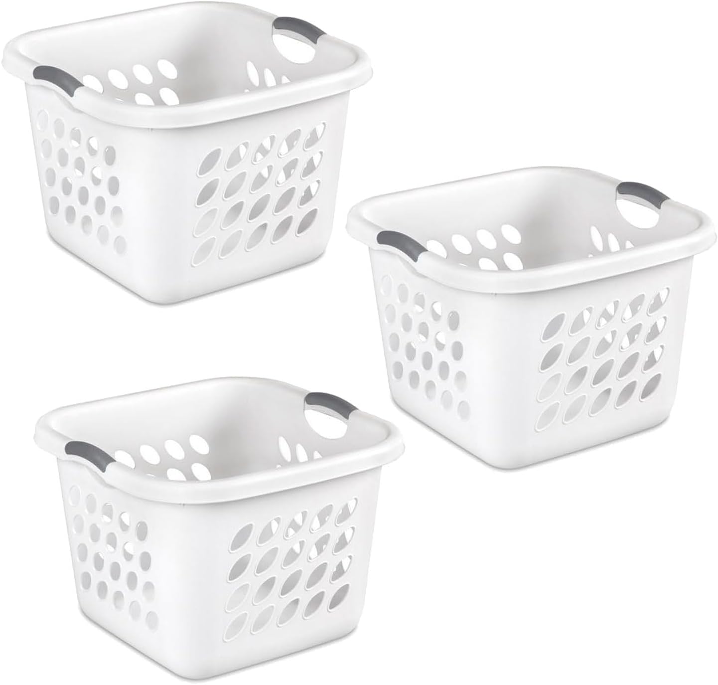 Amazon.com: Square Laundry Hamper Clothes Storage Basket with Holes 53L ...