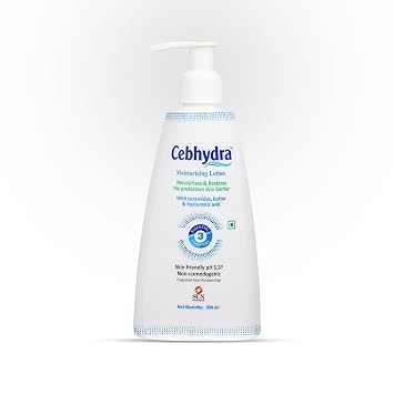 Sun Pharma Cebhydra Lotion, Ceramides, Cholesterol & Fatty Acids, Deep ...
